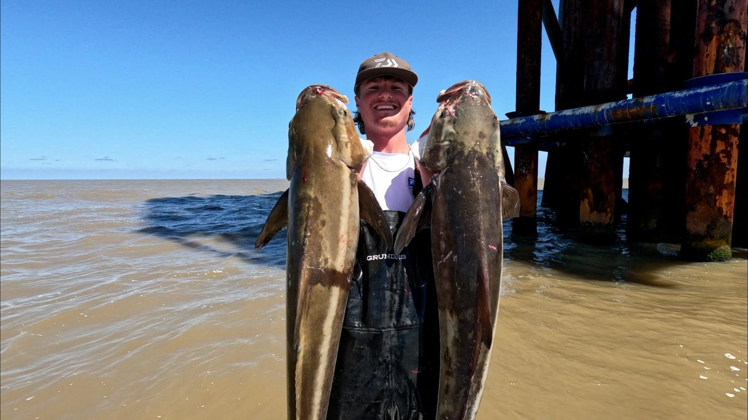 Catching Cobia In The Gulf Of Mexico On Oil Rigs | Landed Fishing