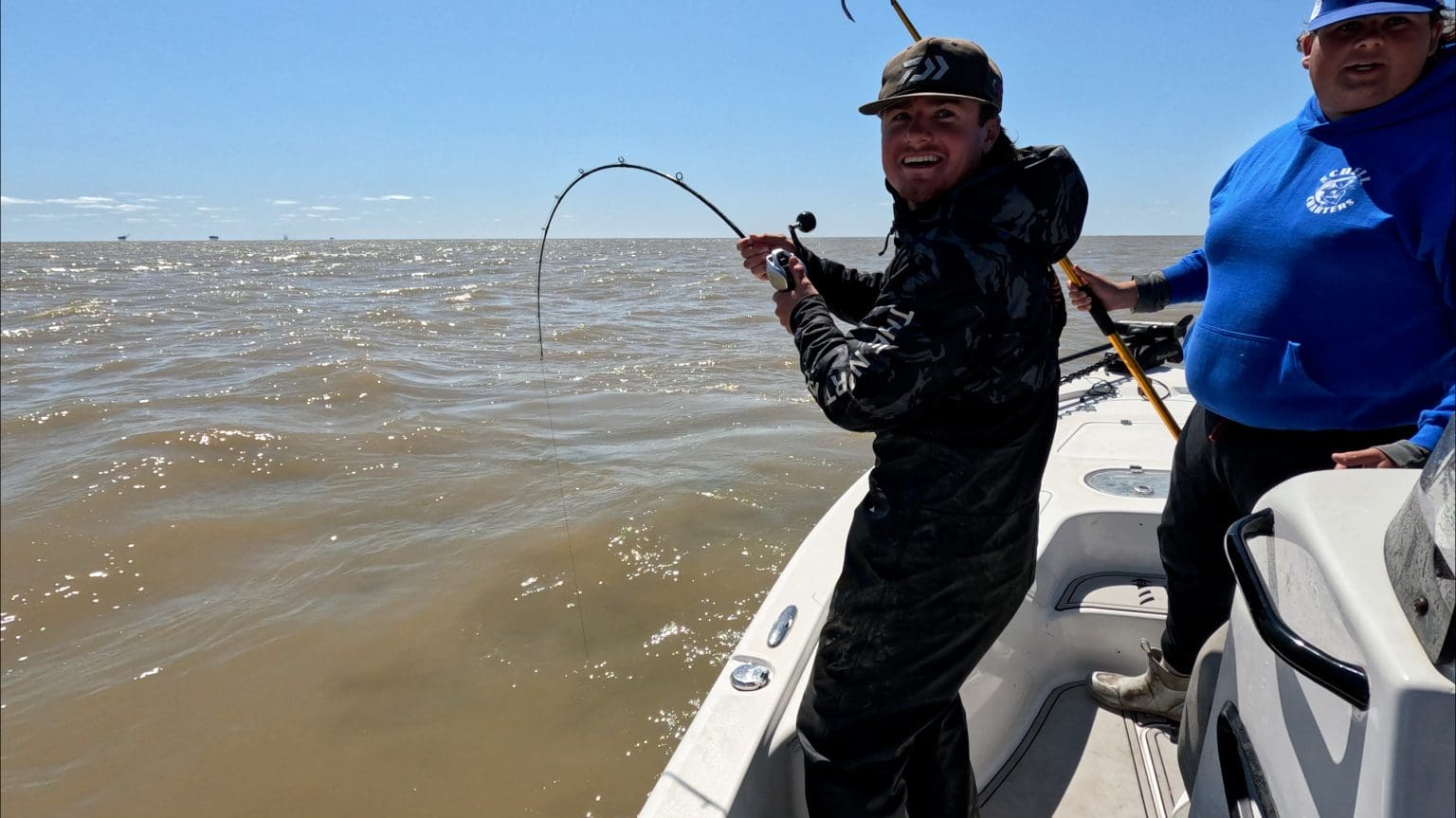 Catching Cobia In The Gulf Of Mexico On Oil Rigs | Landed Fishing